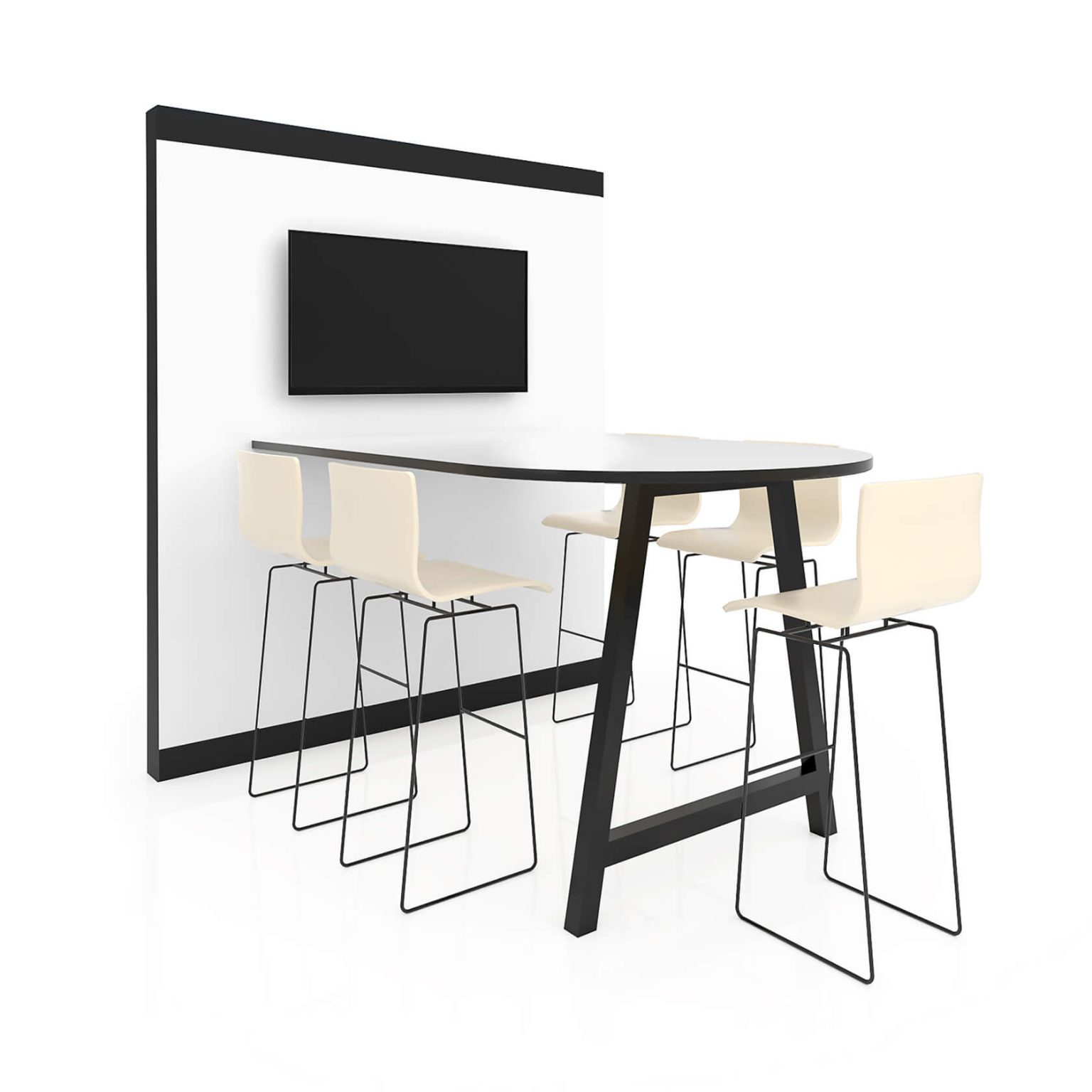 PS Trestle Huddle Table - Profile Systems